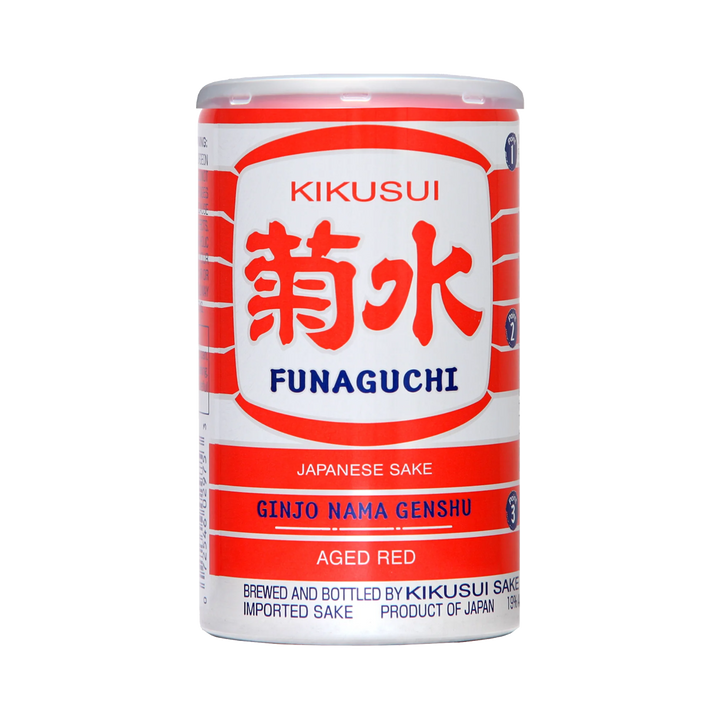 Kikusui Funaguchi Junmai Ginjo Nama Genshu Aged "Red" – Sunflower Sake
